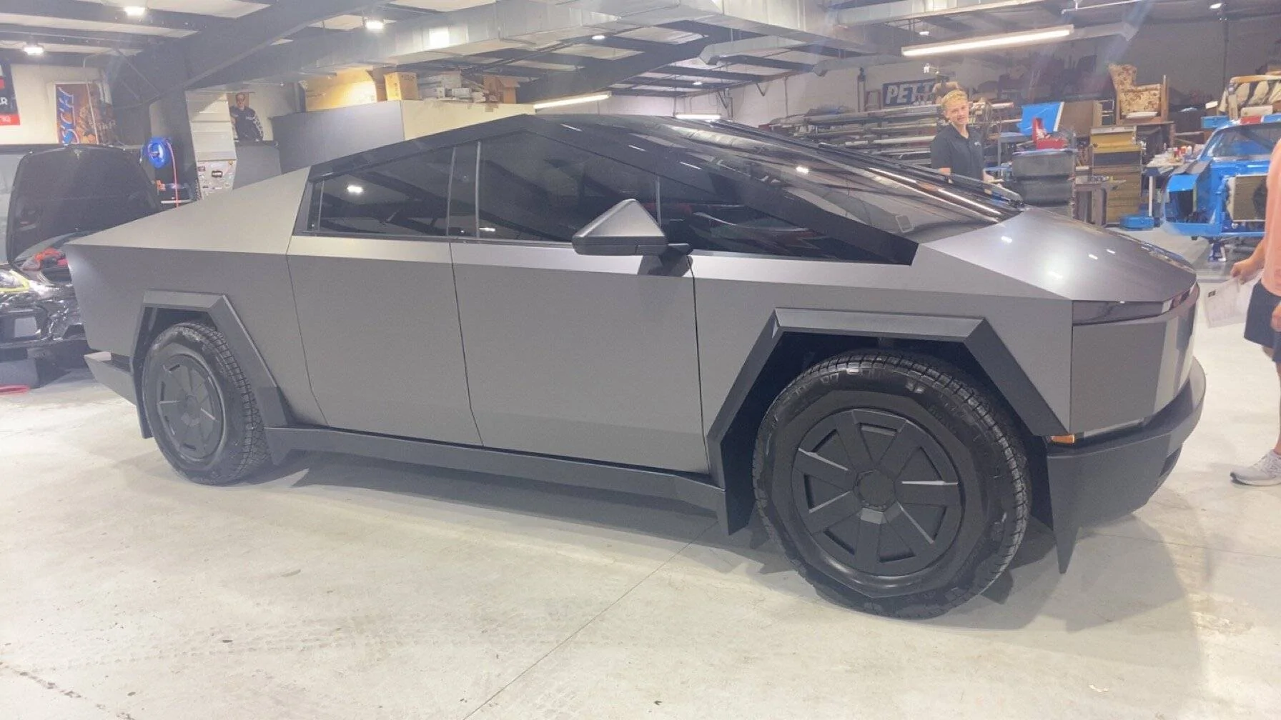 PURE PPF Satin Dark Grey Completed | Tesla Cybertruck Forum ...