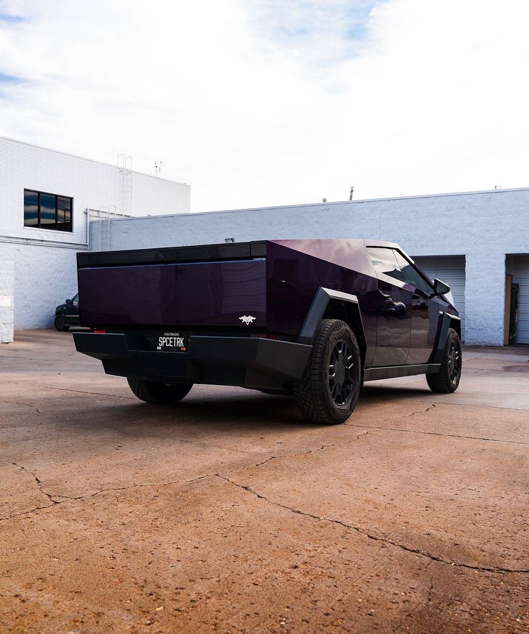🌟Cybertruck complete in our (PURE PPF) OBSIDIAN PURPLE colored paint ...