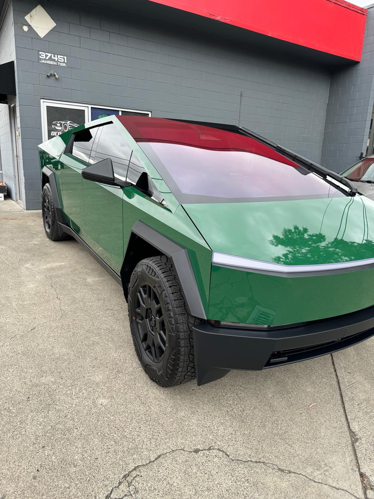 Cybertruck enters the Santa Clara center to get… | Tesla Cybertruck ...