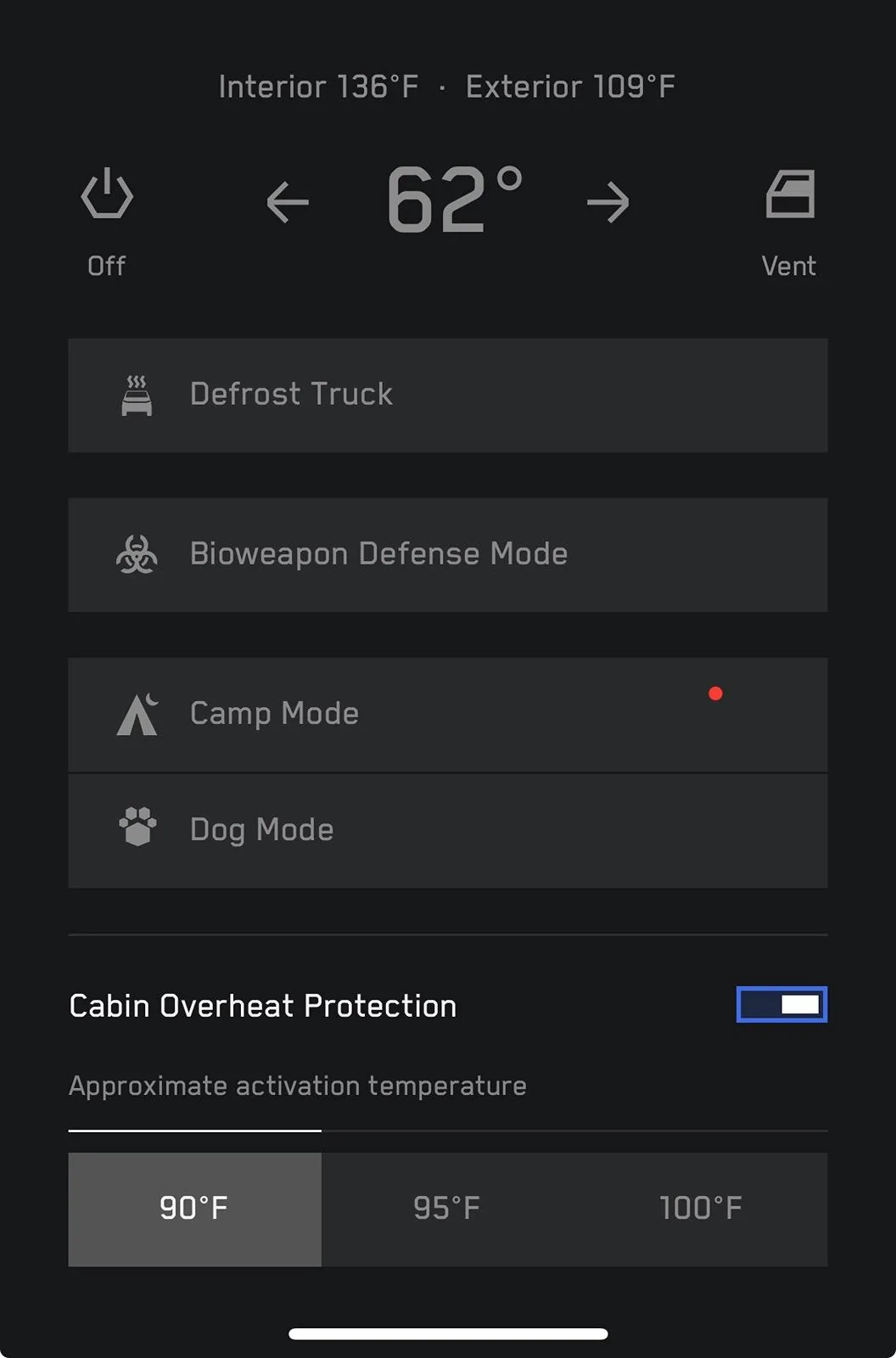 Any idea how the cabin over heat protection work? | Tesla Cybertruck ...