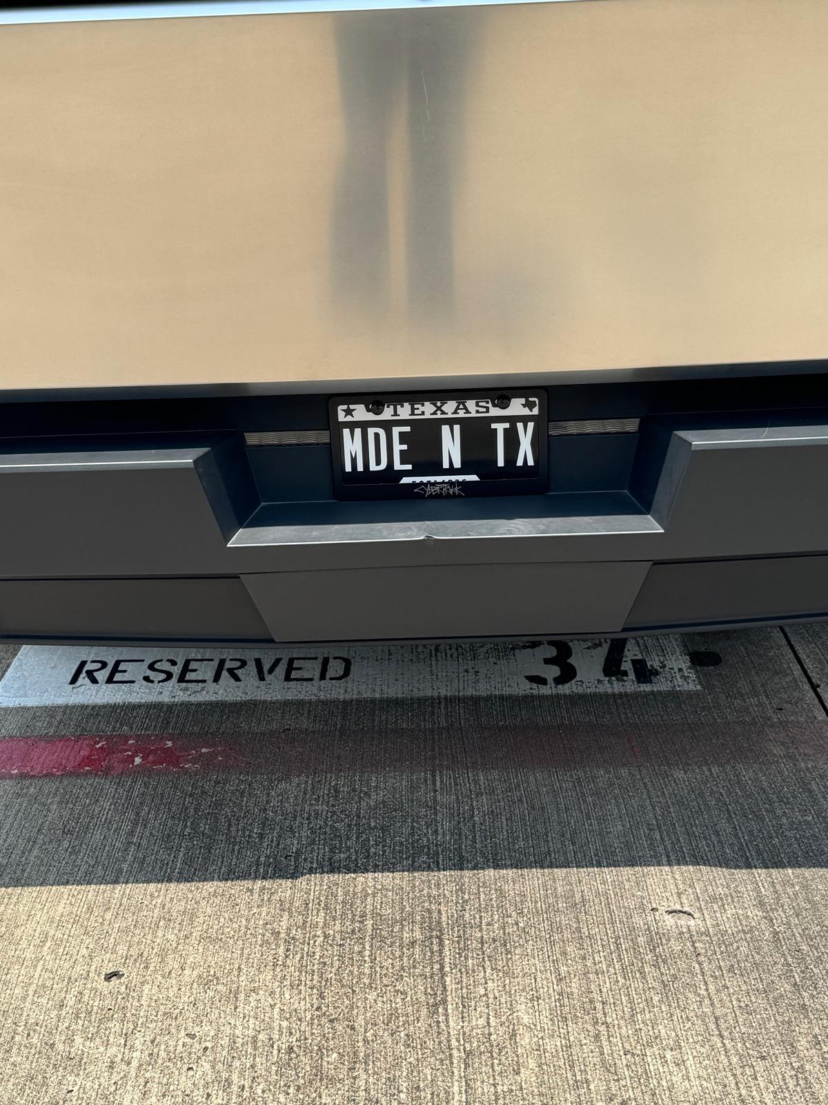 Personalized vanity / custom license plate for your Cybertruck? | Page ...