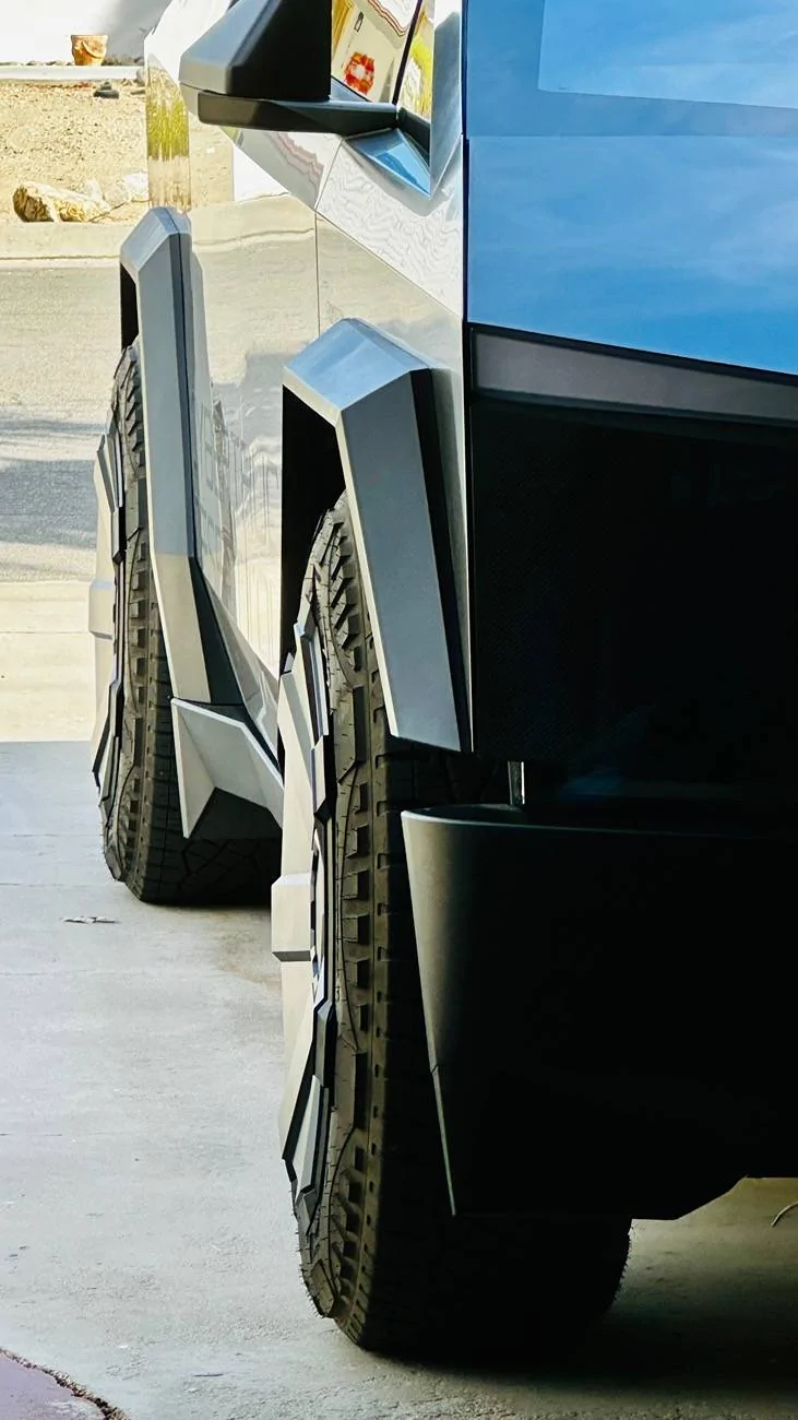 Got my redesigned Cyber Wheel Covers | Tesla Cybertruck Forum ...