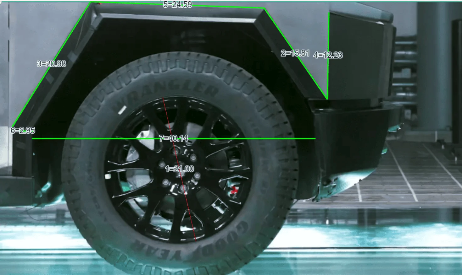 Crash Test Video Measurements For Cybertruck Dimensions | Tesla ...