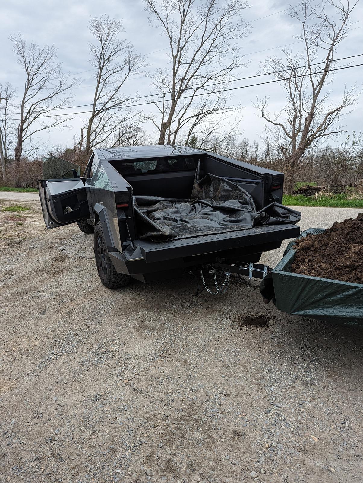 Landscaping + forestry using my Cybertruck work truck! 🚜 Check out ...