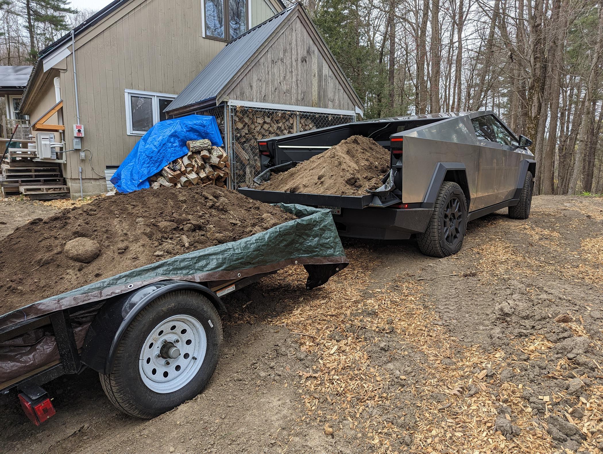 Landscaping + forestry using my Cybertruck work truck! 🚜 Check out ...
