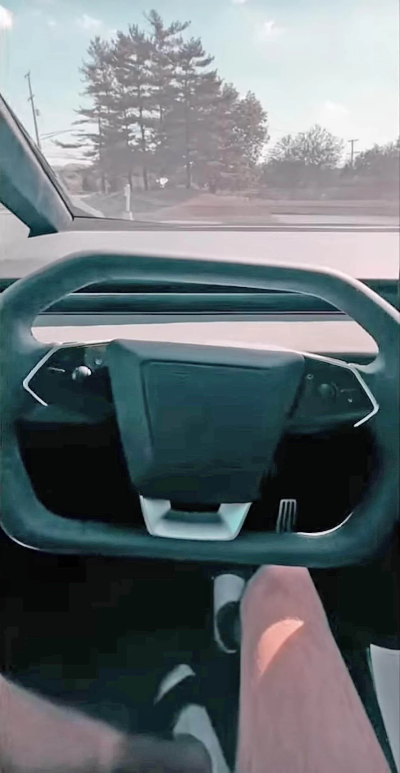 UI + Interior Video! Shot from Cybertruck driver seat 🎬 | Tesla ...