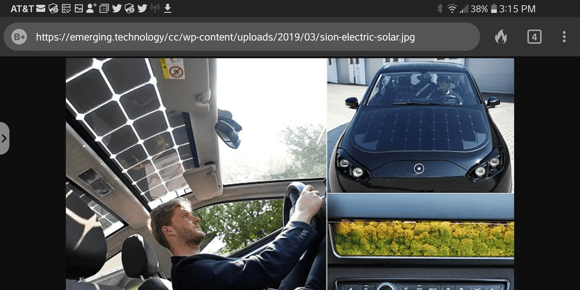Solar power panels on hood and roof | Tesla Cybertruck Forum ...