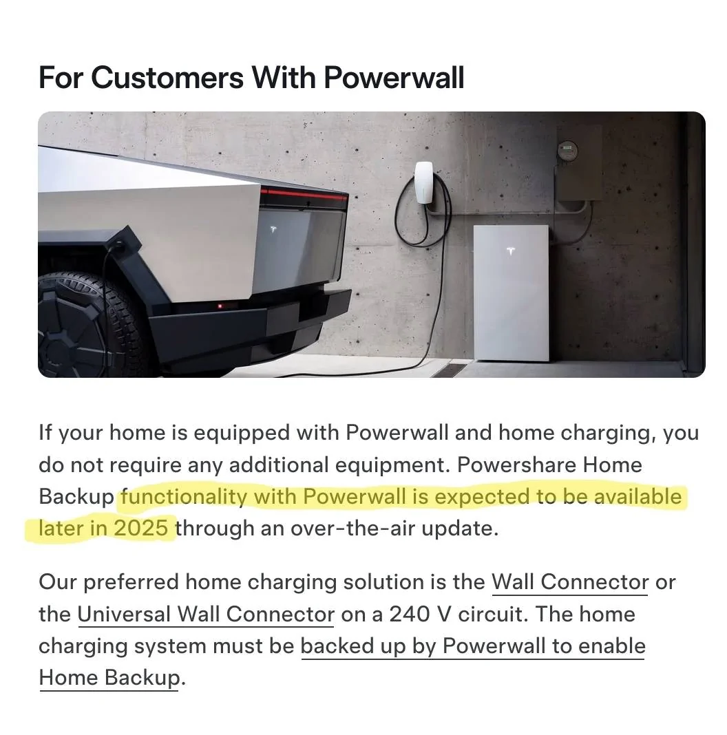 Adding Solar and Powerwall to Powershare Gateway 3V | Tesla Cybertruck ...