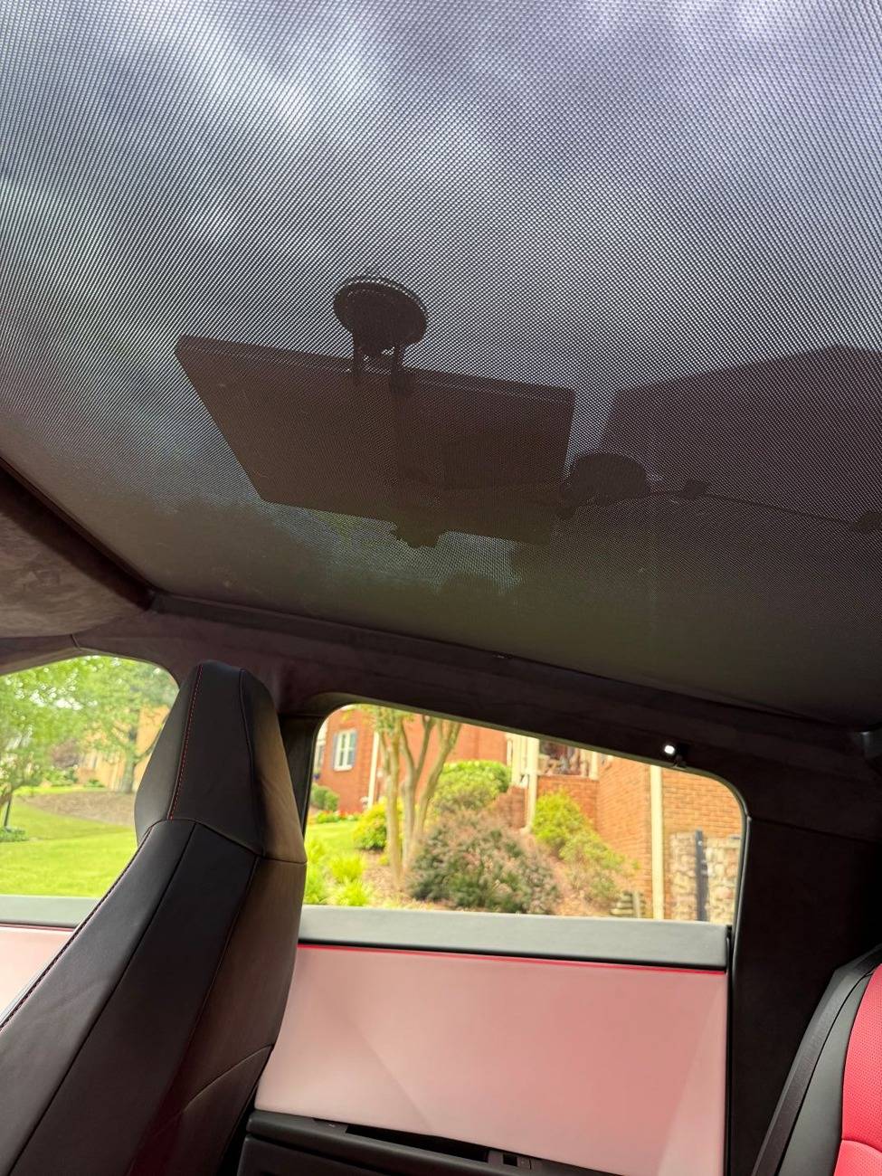 Installed Starlink Mini under roof glass | Tesla Cybertruck Forum ...