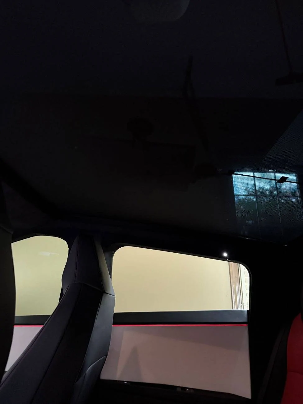 Installed Starlink Mini under roof glass | Tesla Cybertruck Forum ...