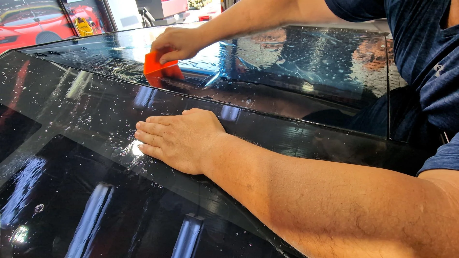 DIY External Sunroof Tint & Protection for Cybertruck Glass Top Glass ...