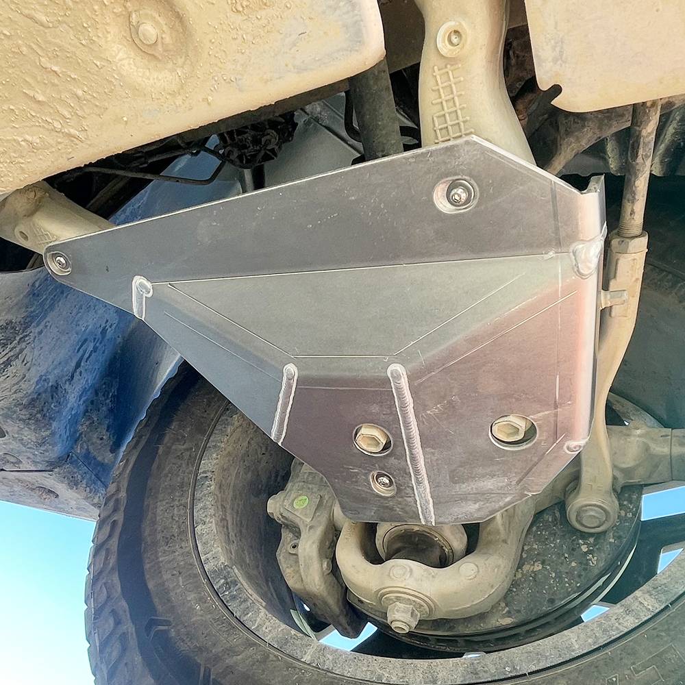 CYBERTRUCKco Front Control Arm Skid Plates available now! | Tesla ...