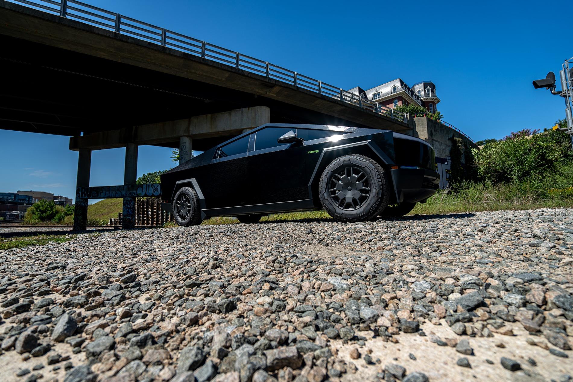 BLACK Vinyl Wrap & PPF Cybertruck -- Photos & Videos | Page 4 | Tesla ...