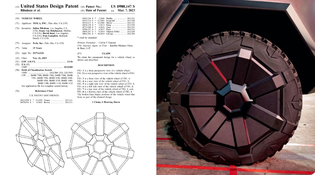 Tesla Granted a Patent for the Original Cybertruck Wheels! | Page 2 ...