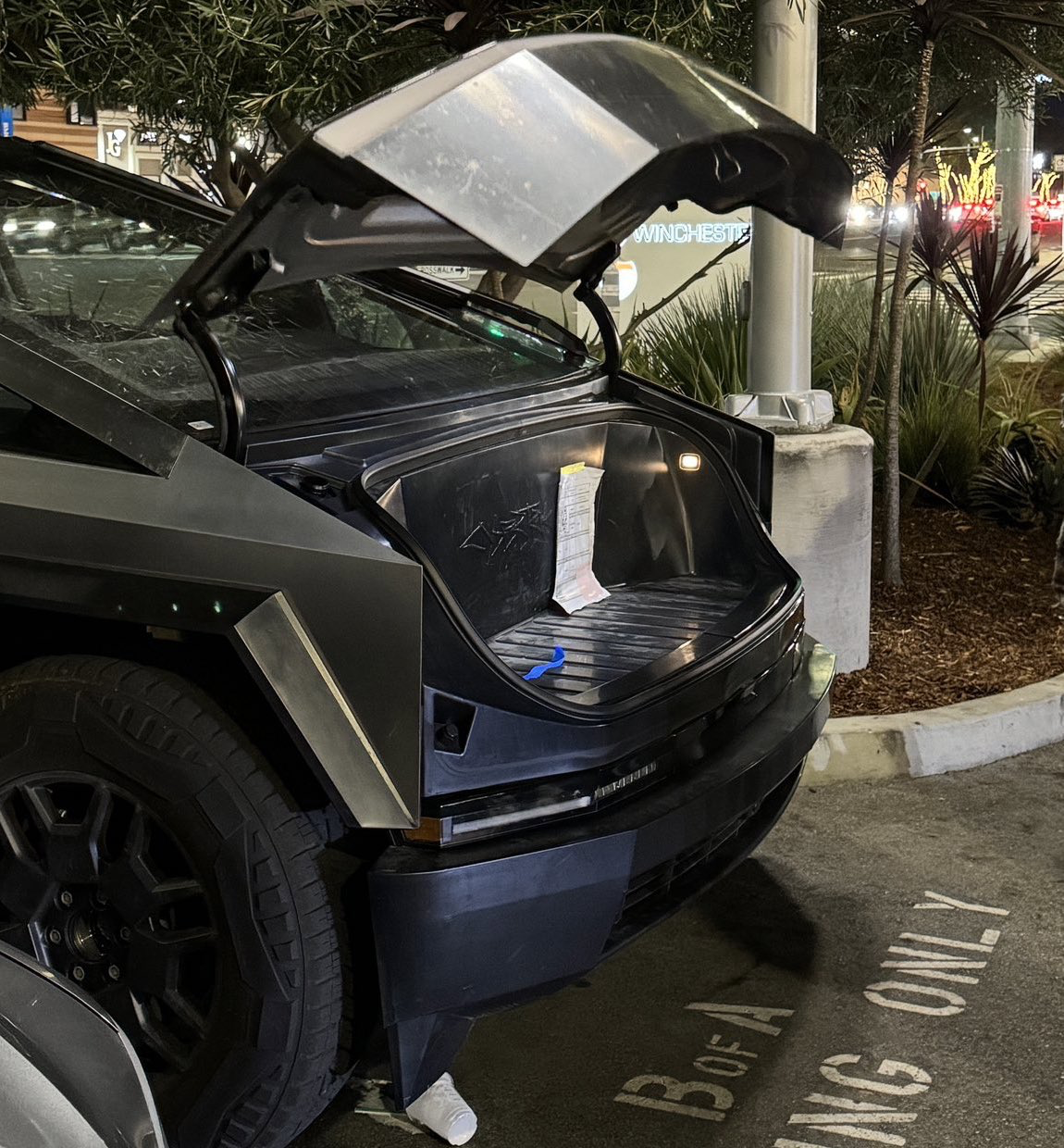 Powered Frunk In Action! Great shots!! | Tesla Cybertruck Forum ...