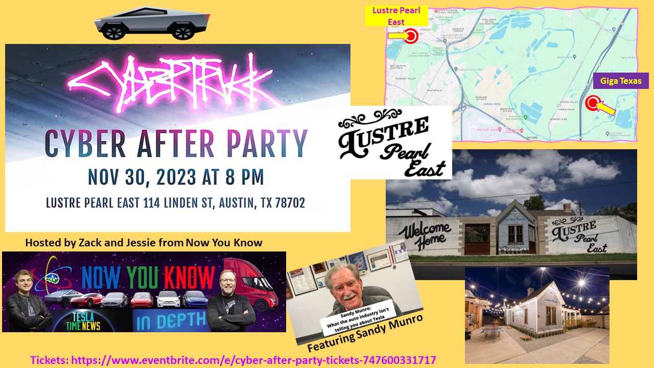 Unofficial Cybertruck Delivery Event After Party! @ Lustre Pearl East ...