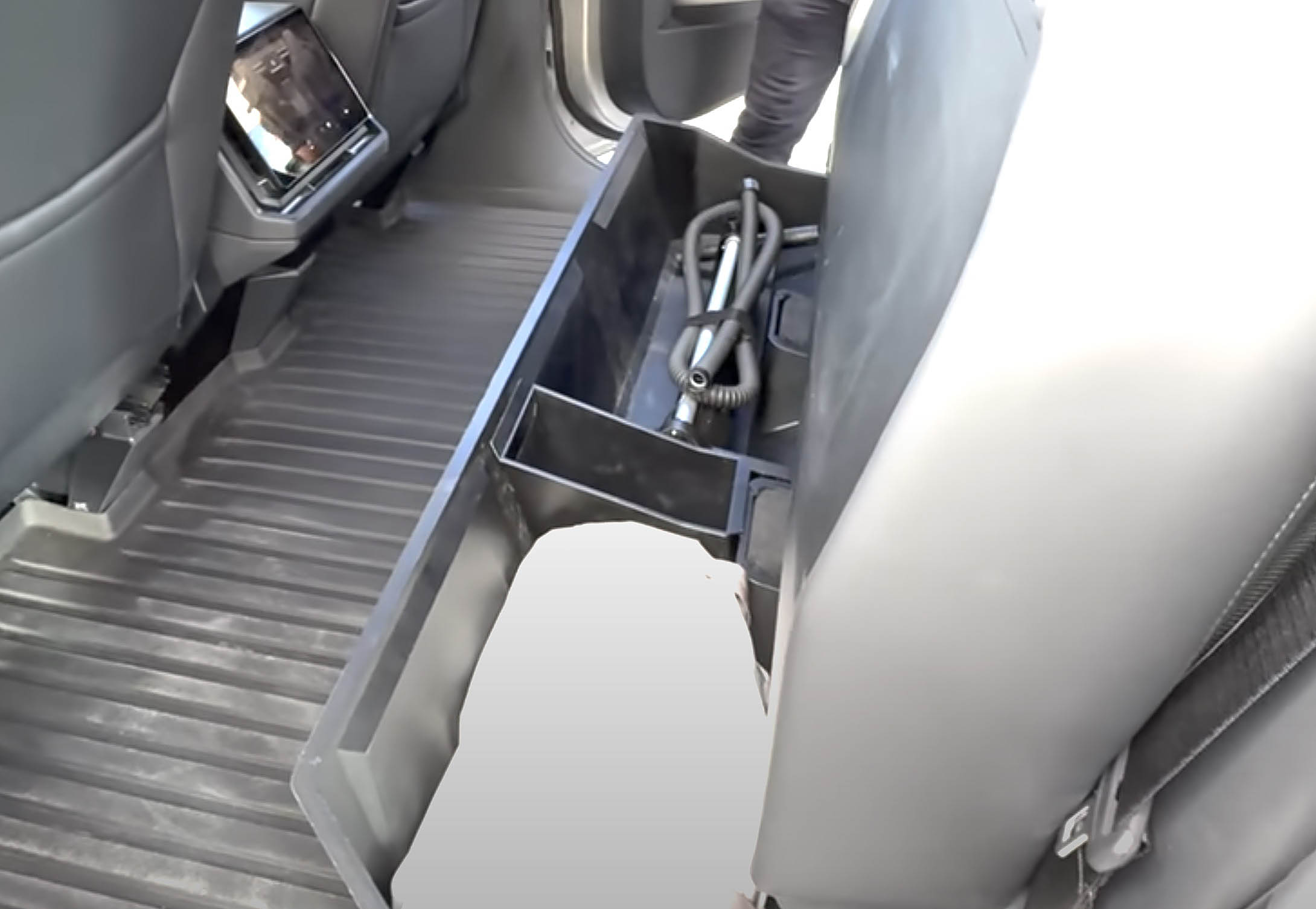 Tesla Cybertruck Underseat Storage Cybertruck Accessories Rear ...