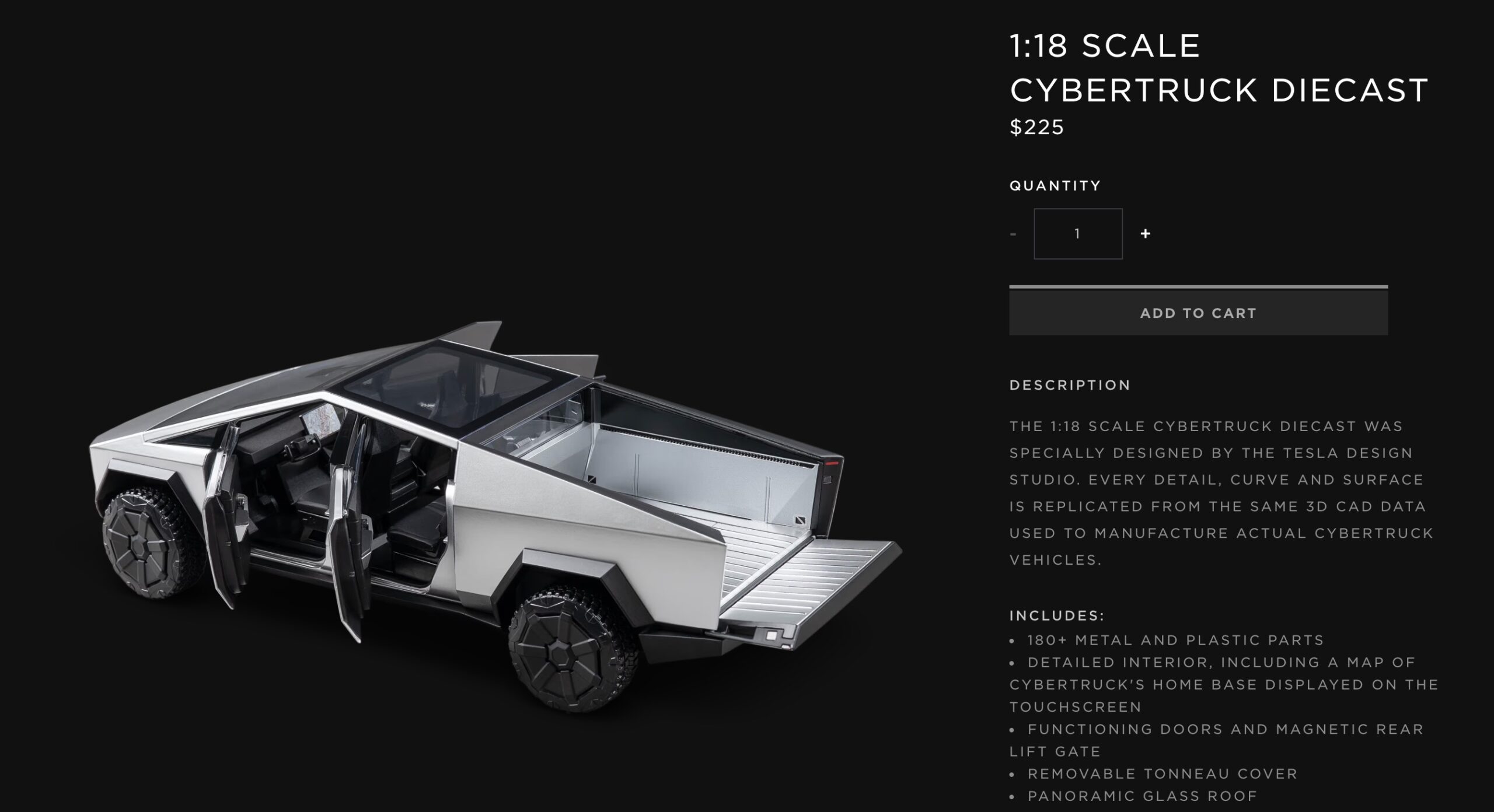 New Diecast Cybertruck in Tesla Shop | Tesla Cybertruck Forum ...