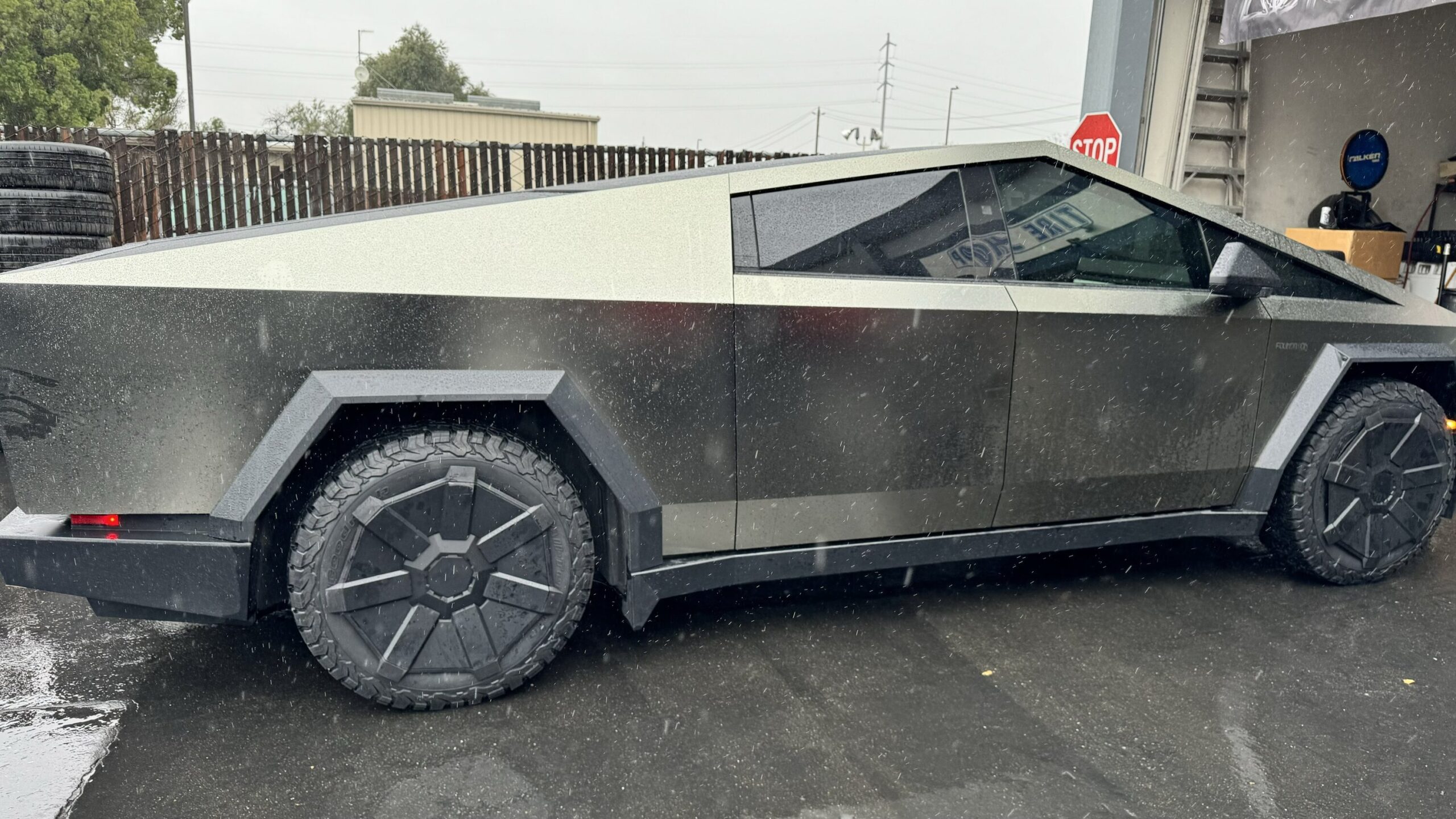BFG K02 Tires installed on Cybertruck. Aero covers fit 👍 | Tesla ...