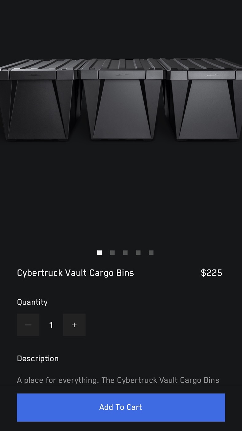 Cybertruck Vault Cargo Bins Back in Stock! | Tesla Cybertruck Forum ...