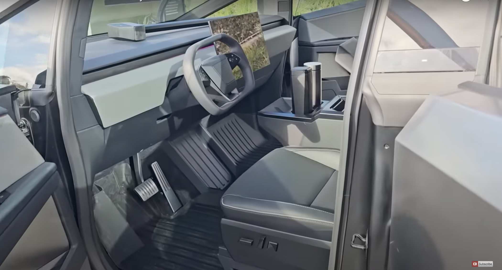 Tactical Grey Interior - Real Life Images [Photos] | Tesla Cybertruck ...
