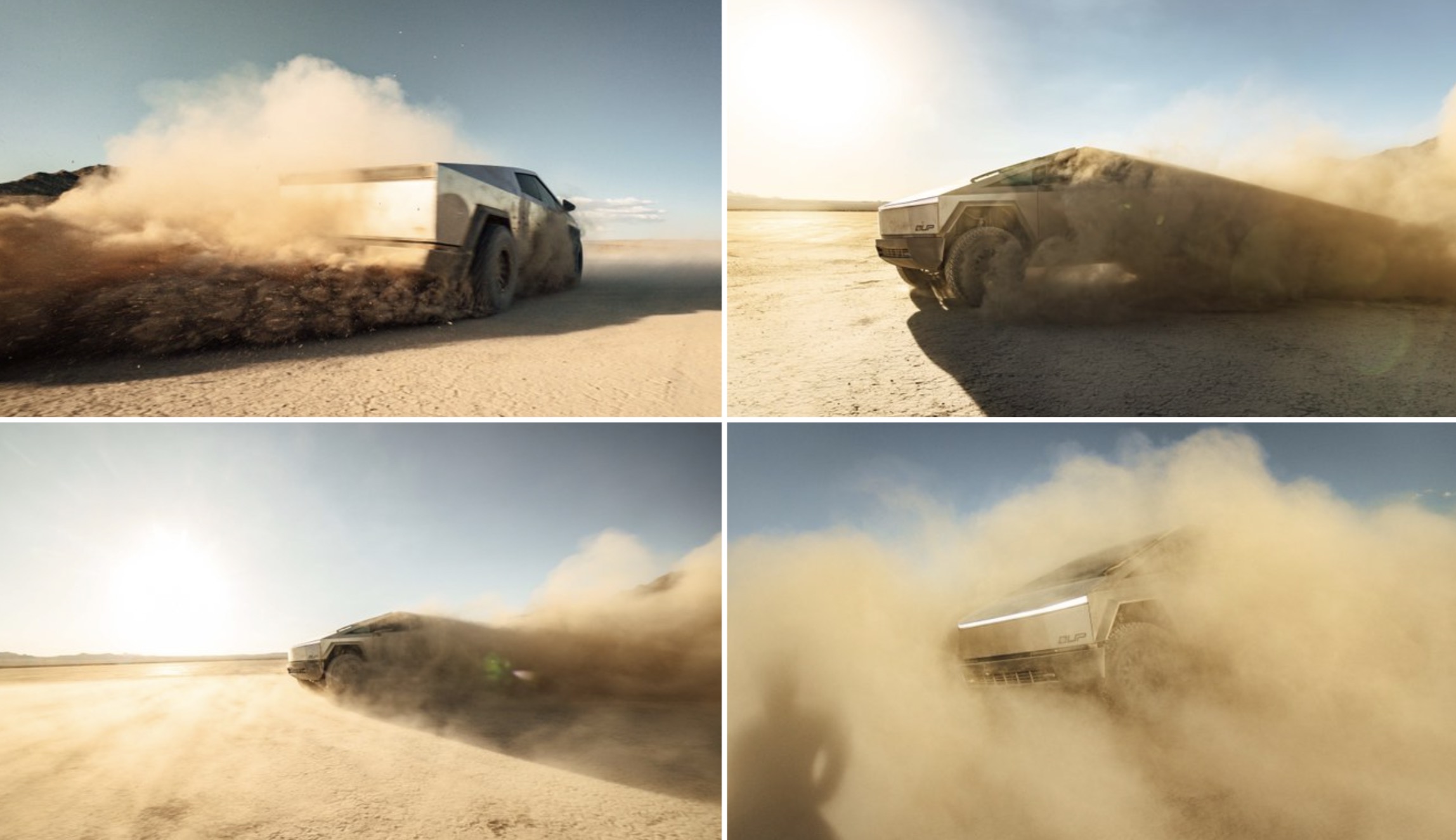 Photoshoot: Cybertruck Creates Dust Sand Storm (Wallpaper Worthy Images ...