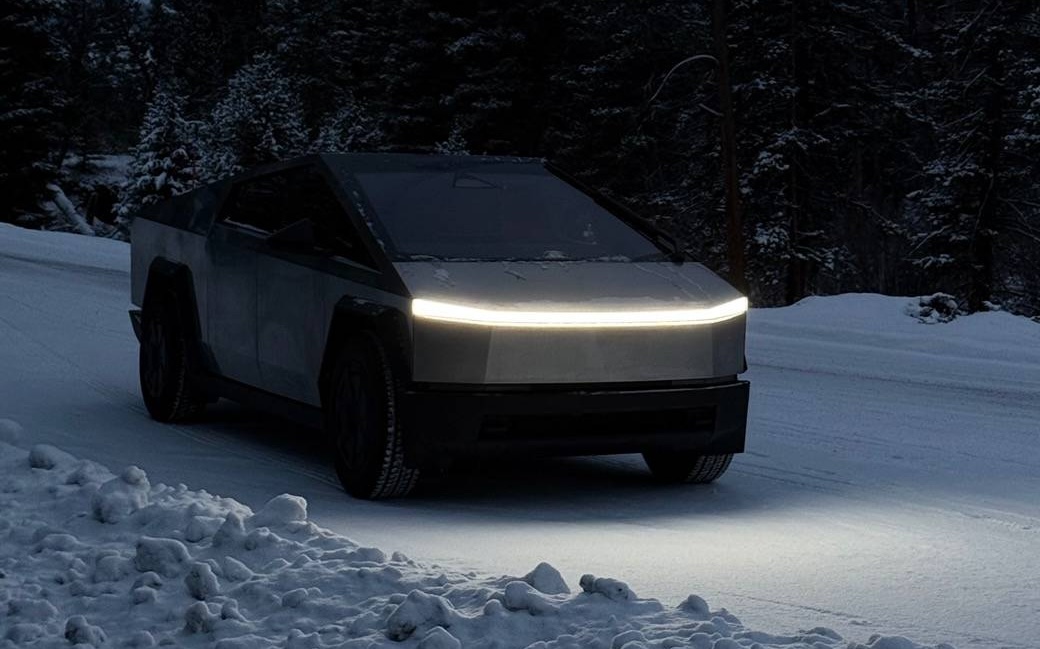 Winter trip into Yellowstone w/ Blizzak Tires | Tesla Cybertruck Forum ...