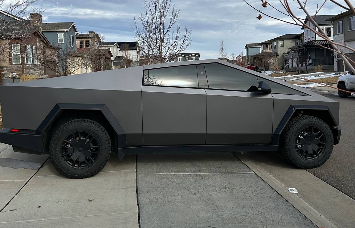 Matte Lead Ink Gray PPF Wrap by TWRAPS | Tesla Cybertruck Forum ...