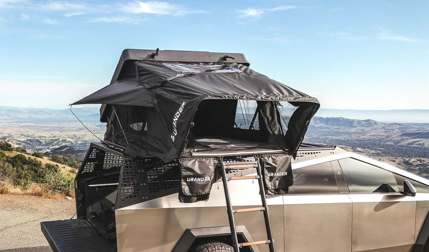 [URANDER NEW RELEASE] Ultra-Slim Hard Shell Queen Size Rooftop Tent ...