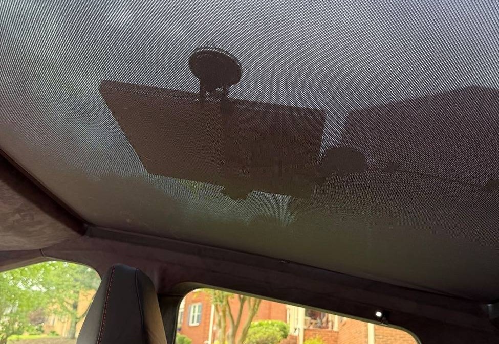 Installed Starlink Mini under roof glass | Tesla Cybertruck Forum ...