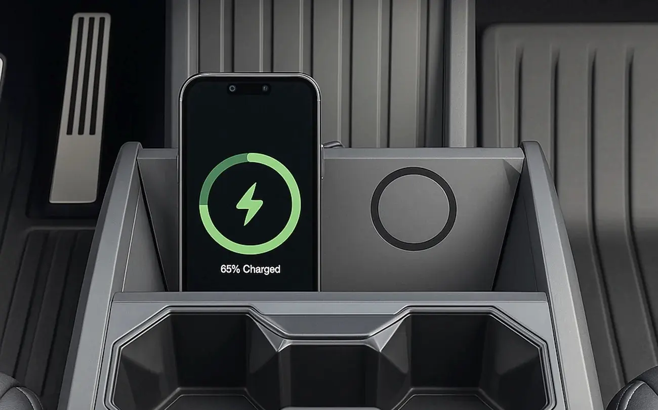 Dual Wireless Charger (MagSafe compatible) for Cybertruck - TWRAPS ...