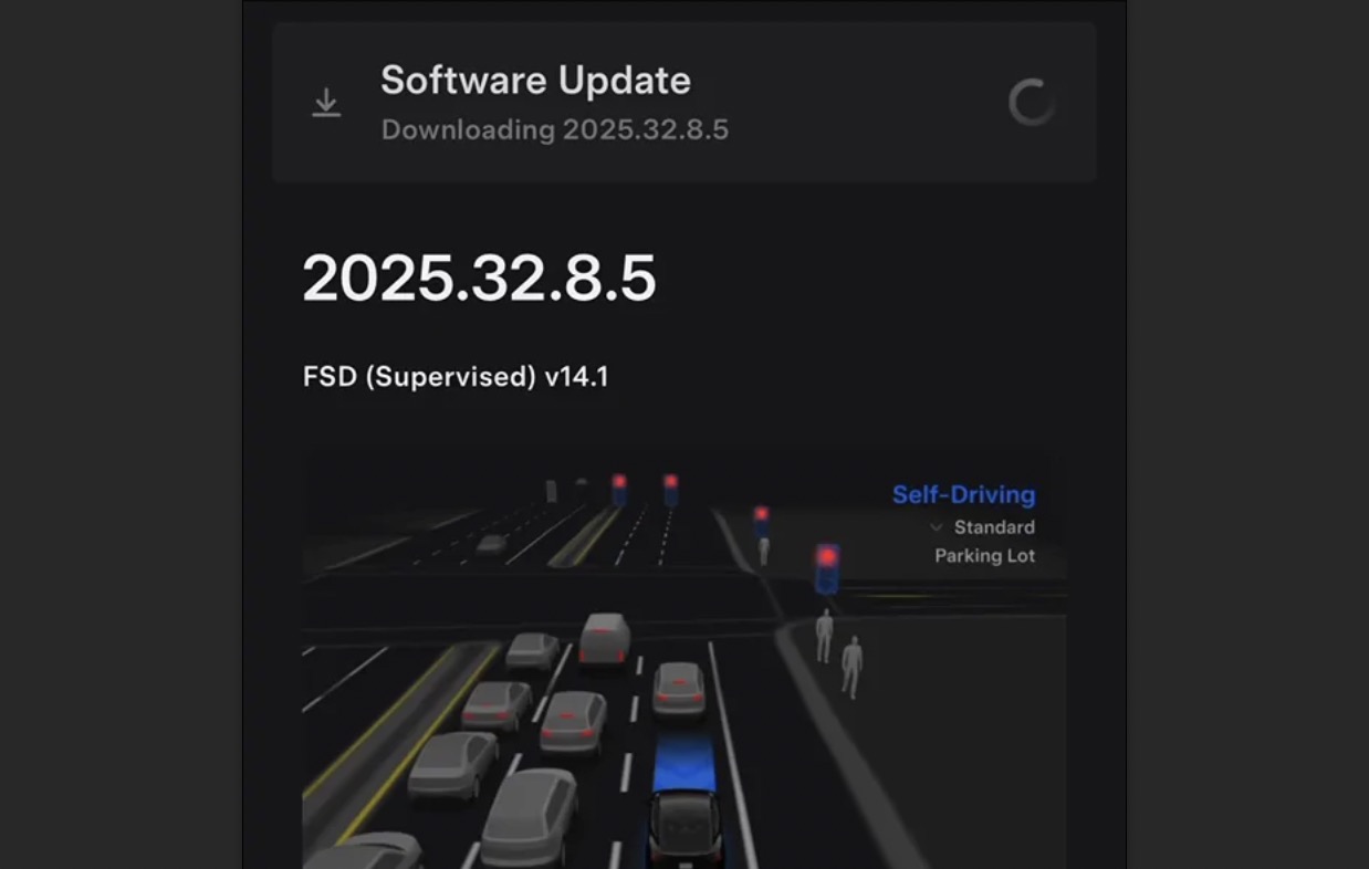 FSD V14.1 released in 2025.32.8.5 Update! Likely coming to Cybertruck ...